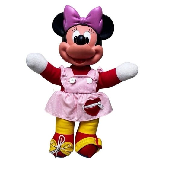 Disney | Toys | Vintage Minnie Mouse Learn To Dress Me Doll 989 | Poshmark